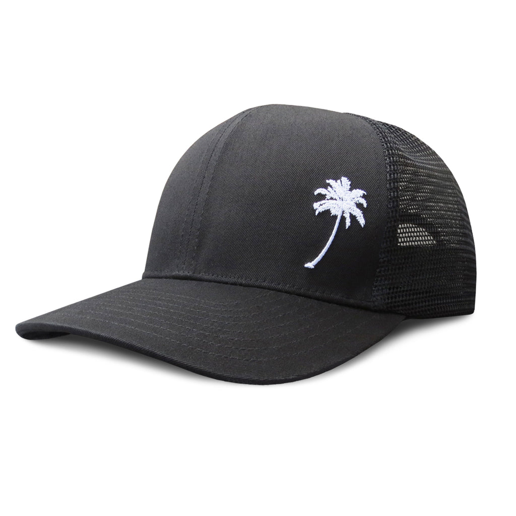 6 Panel Trucker - Palm Tree Classic – Grace Folly
