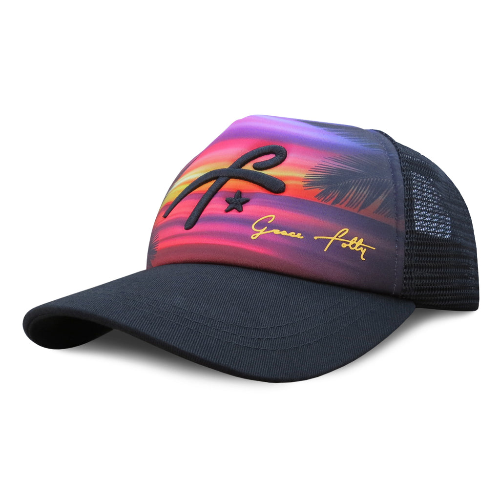 Foam Trucker Cap - Sunset – Grace Folly
